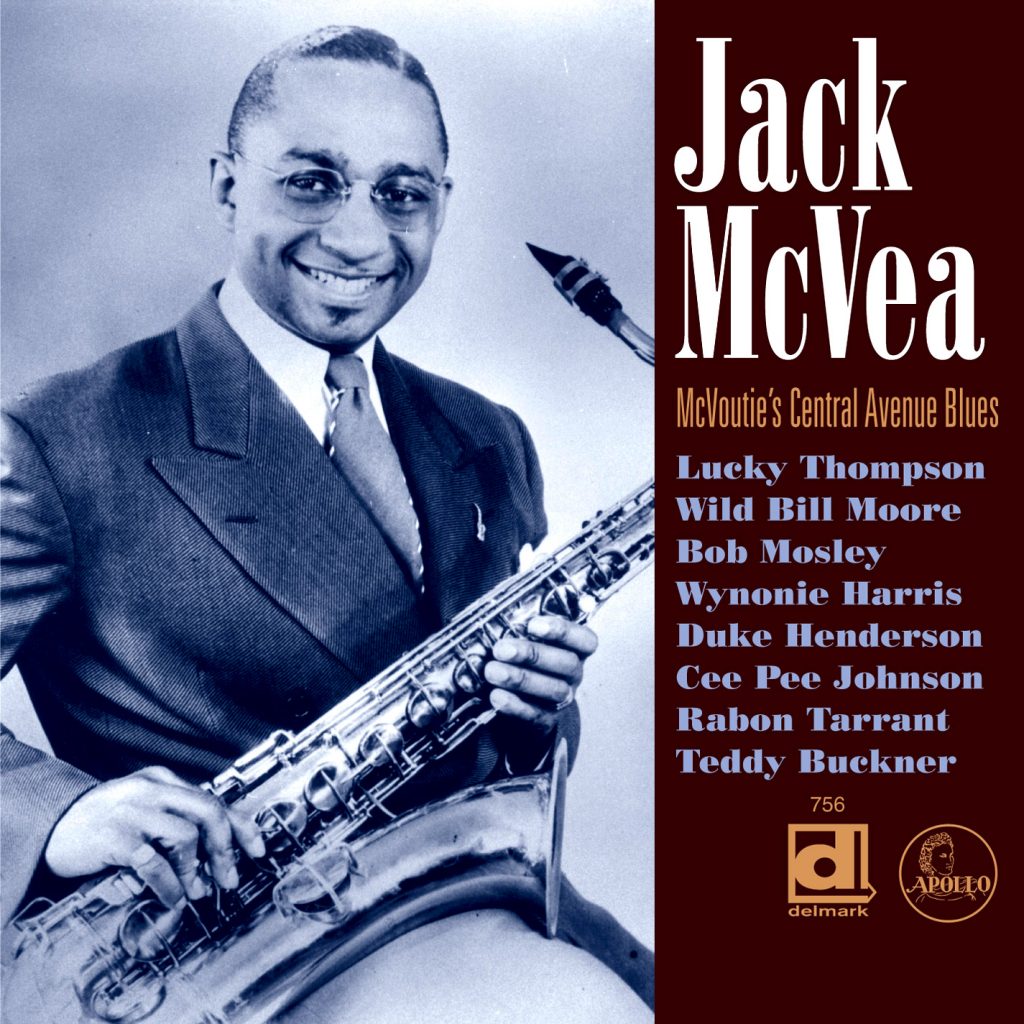 Jack McVea – McVoutie’s Central Avenue Blues – DELMARK RECORDS