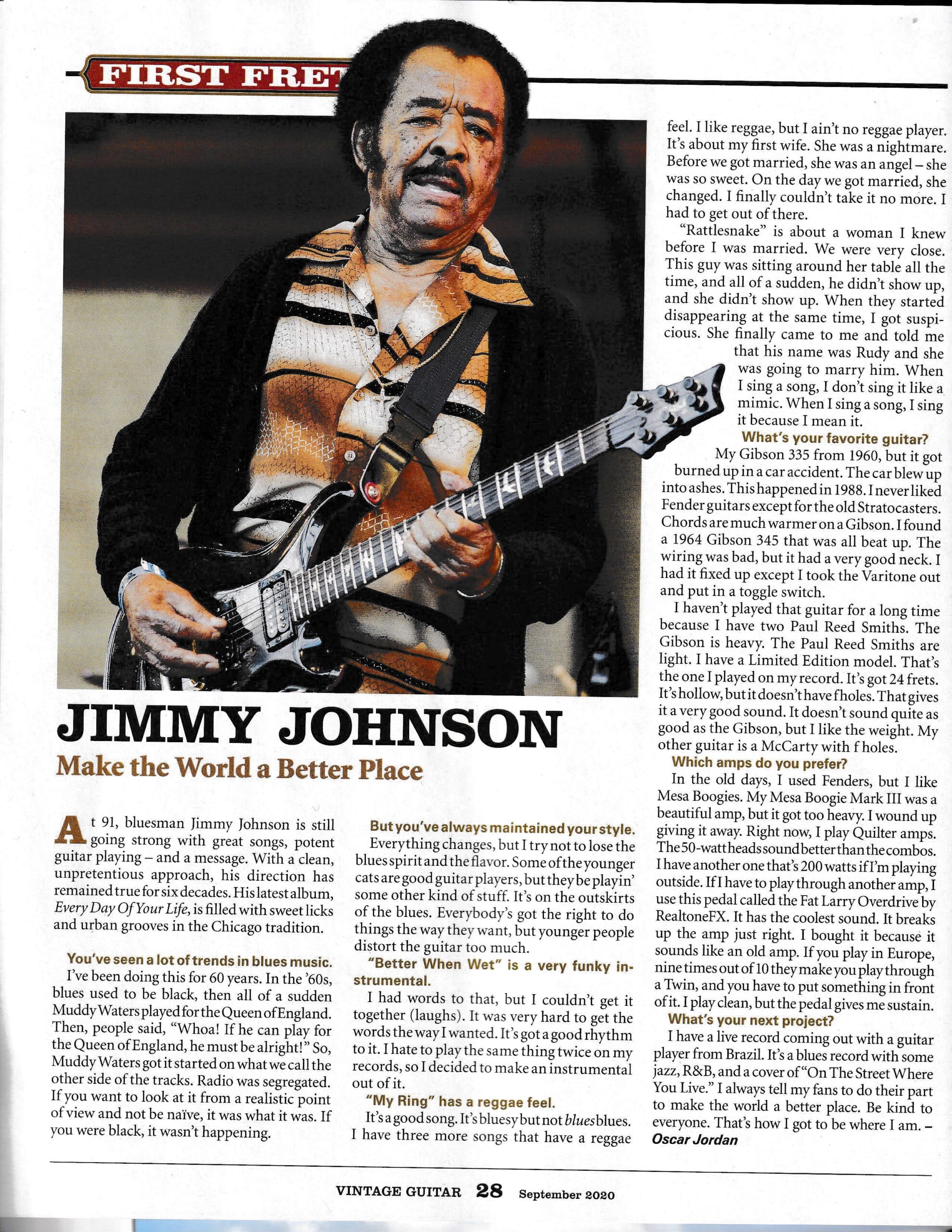 JIMMY JOHNSON IN A GREAT INTERVIEW WITH “VINTAGE GUITAR MAGAZINE ...